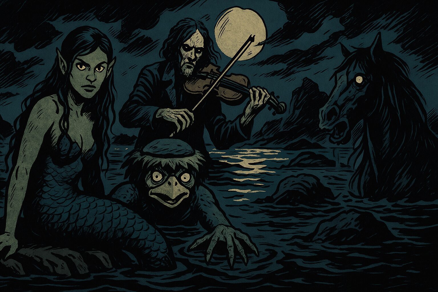 13 Creepy Water Spirits From Around the World | Ghostly Activities